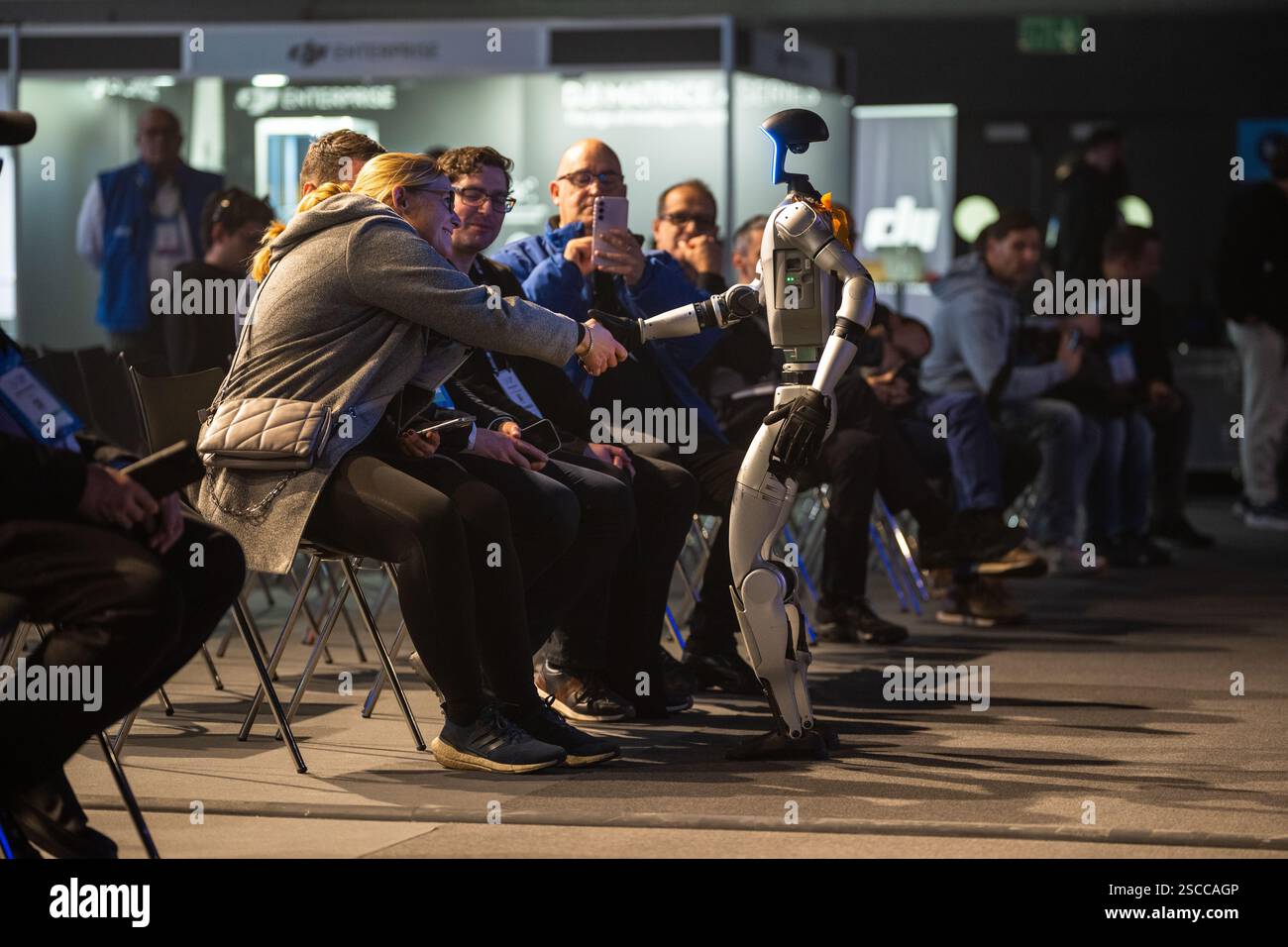 ISE 2025 (Integrated Systems Europe). Humanoid Robot G1 of Unitree ...