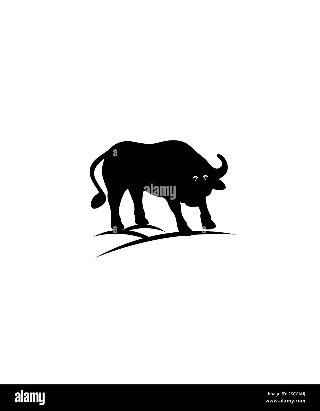 Buffalo logo, Bison Buffalo Bull logo, Bison logo design vector Stock ...