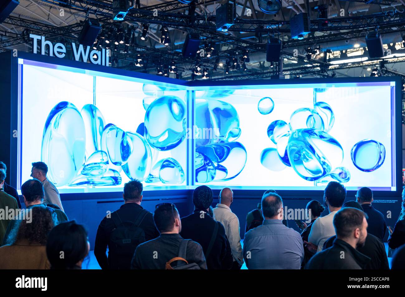 ISE 2025 (Integrated Systems Europe). “The Wall” display from Samsung during ISE 2025 in Gran ...