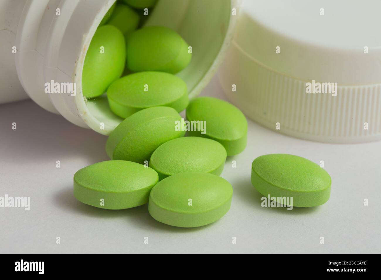 the color pill or just salmon oil capsules Stock Photo - Alamy