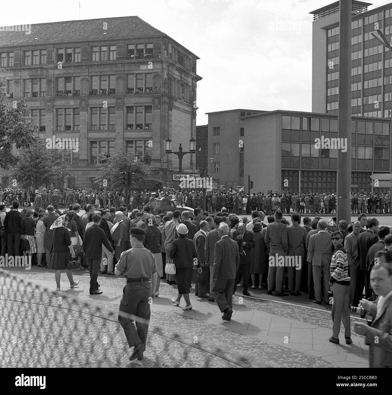 People waiting in front of buildings of the Berlin Institute of ...