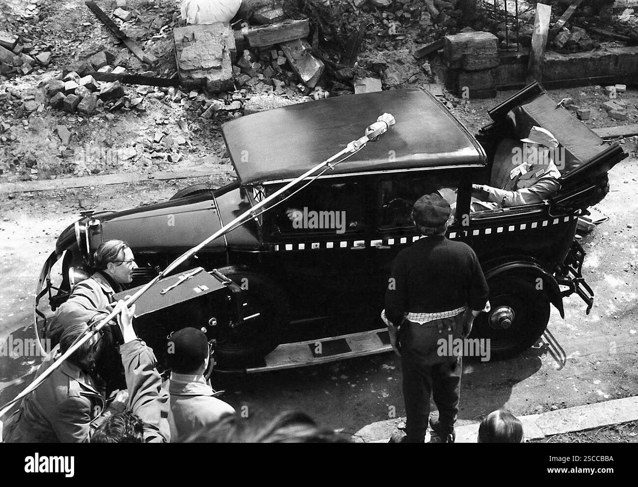 Movie shooting with Wolfgang Preiss for the movie "Der 20. Juli" (July ...