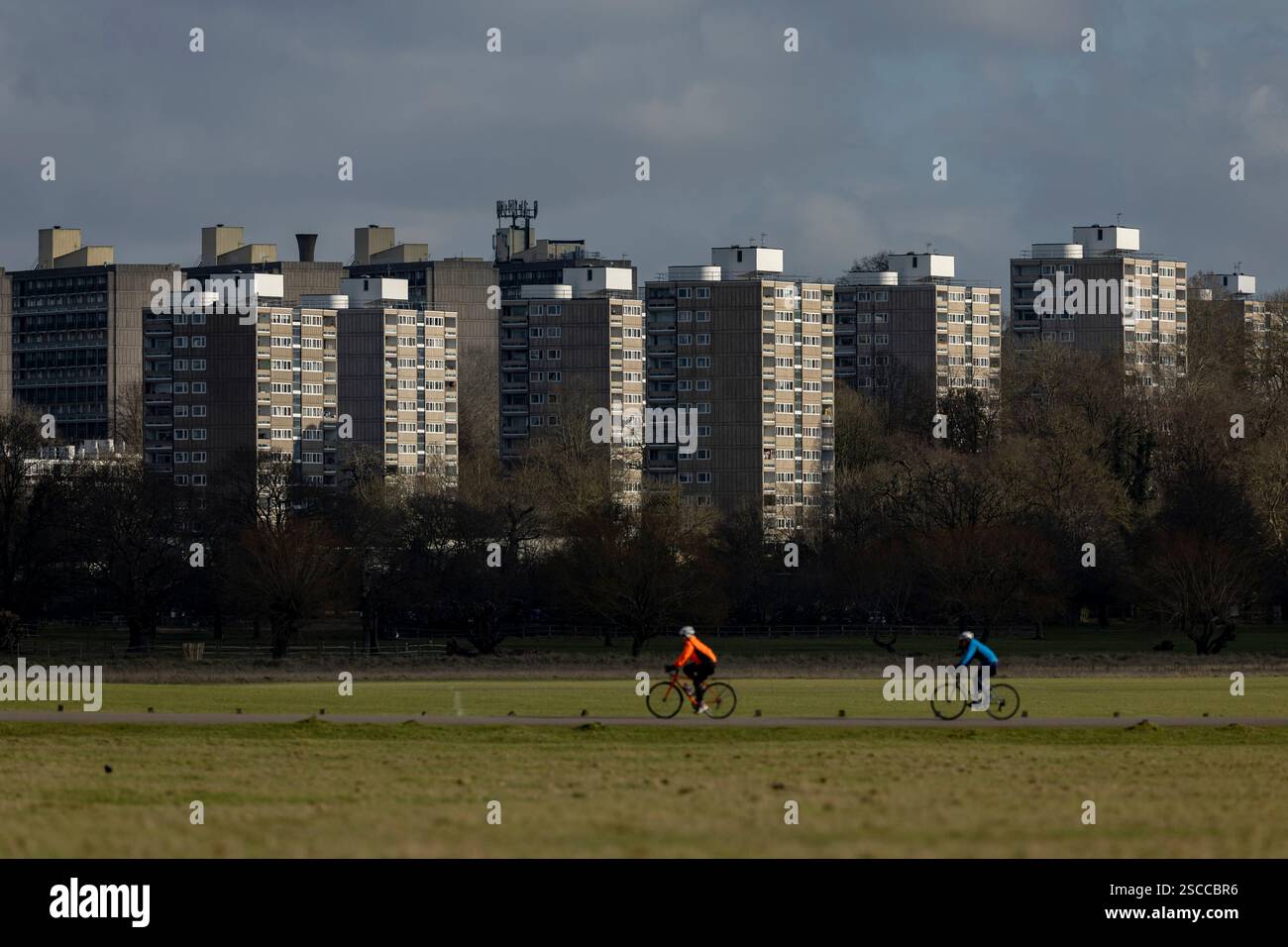 London, England. 6th February 2025. Views of Alton Estate in Roehampton ...