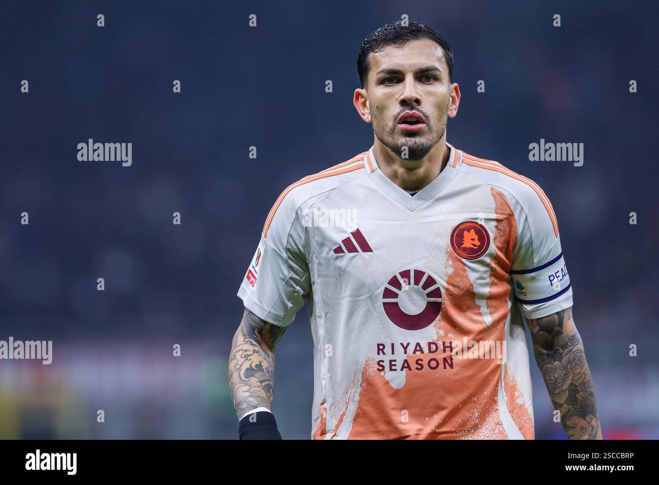 Milan, Italien. 05th Feb, 2025. Leandro Paredes of AS Roma looks on ...