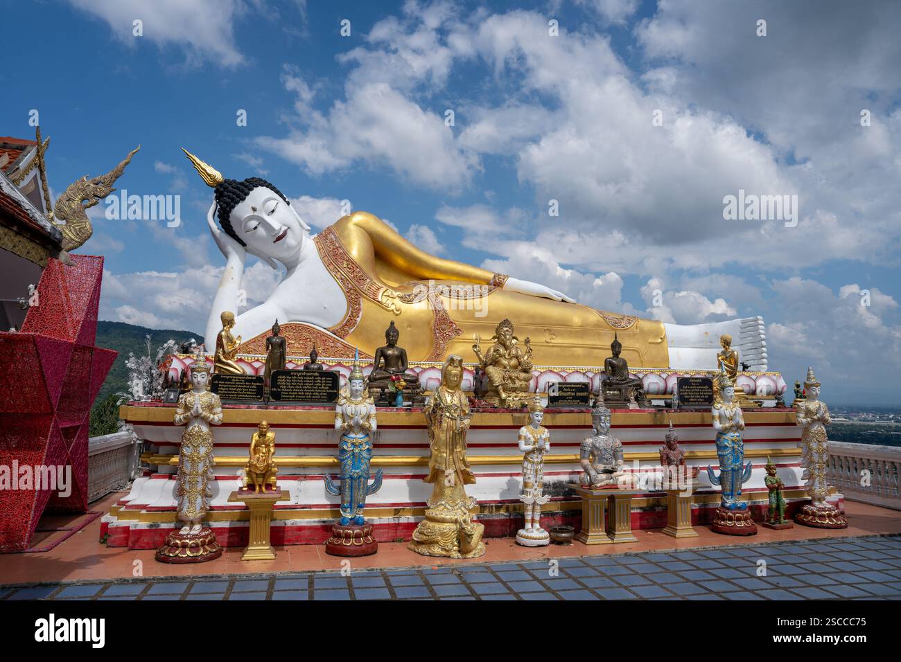 The Buddhist Temple Wat Phra That Doi Kham of Chiang Mai Thailand Asia ...