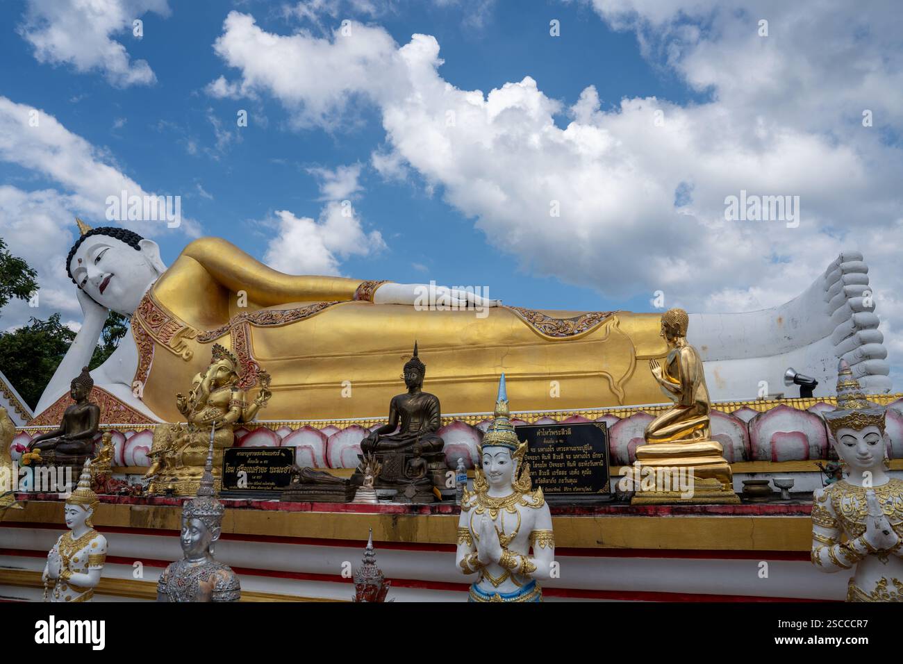 The Buddhist Temple Wat Phra That Doi Kham of Chiang Mai Thailand Asia ...