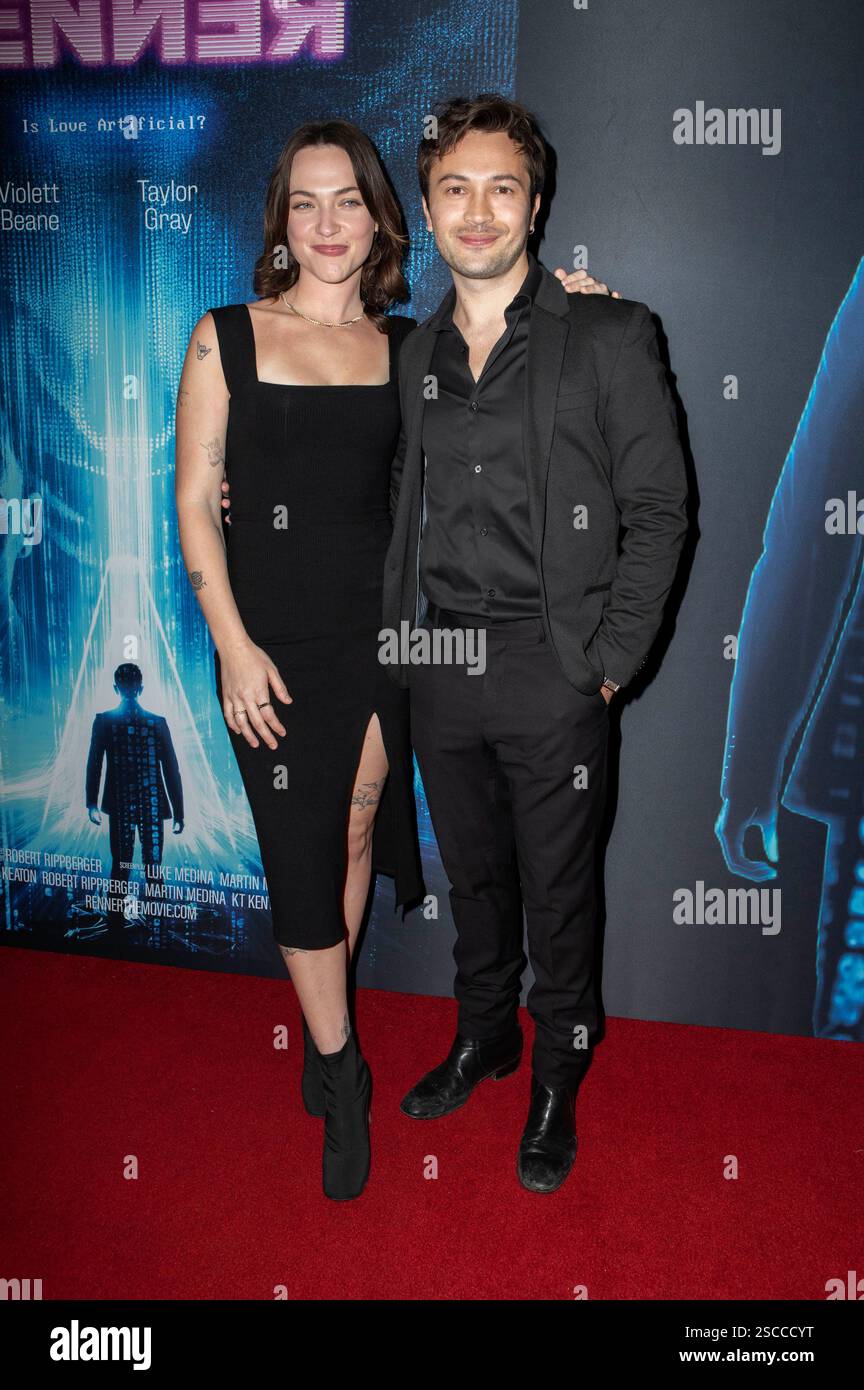 Violette Beane und Taylor Gray bei der Premiere des Kinofilms 'Renner ...