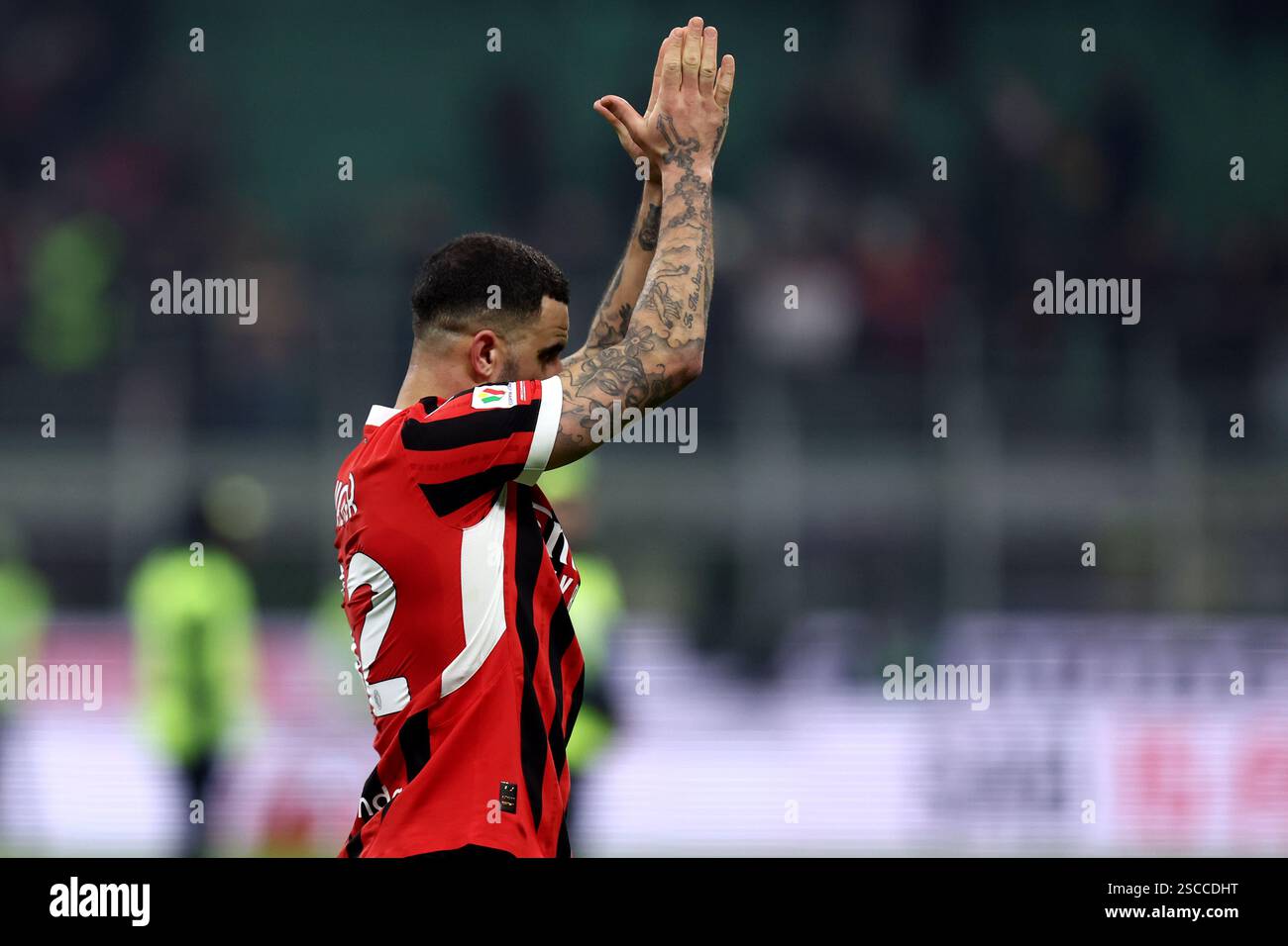 Milano, Italy. 05th Feb, 2025. Kyle Walker of Ac Milan celebrates at ...