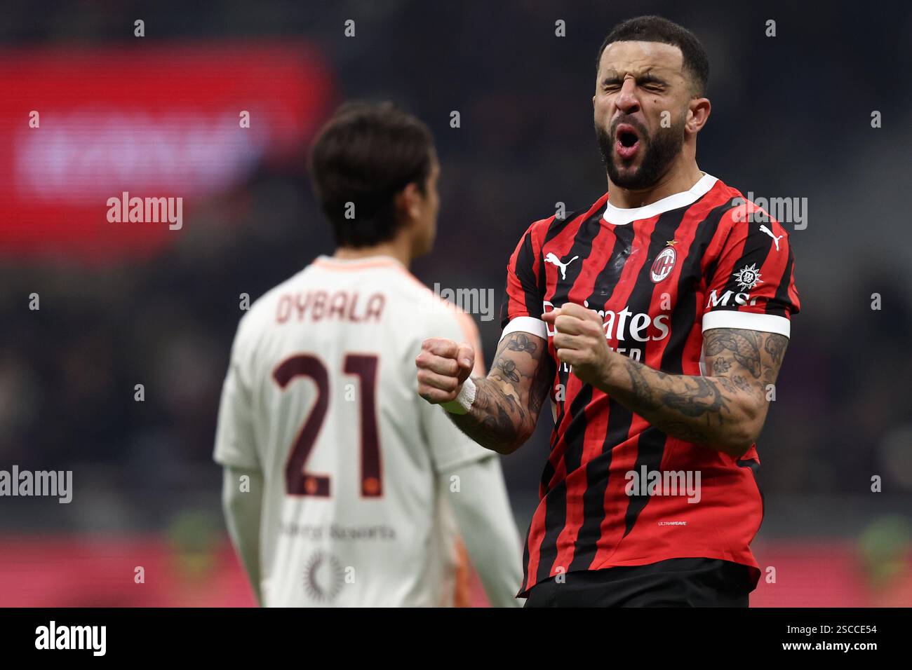 Milano, Italy. 05th Feb, 2025. Kyle Walker of Ac Milan looks dejected ...