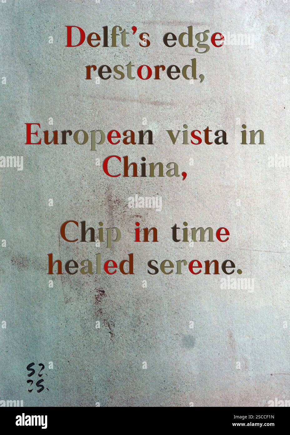 Delft's edge restored, European vista in China, Chip in time healed ...