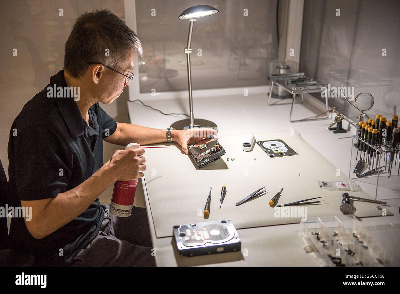 These photos were taken at the ICE Cyber Crimes Center in Fairfax, VA ...