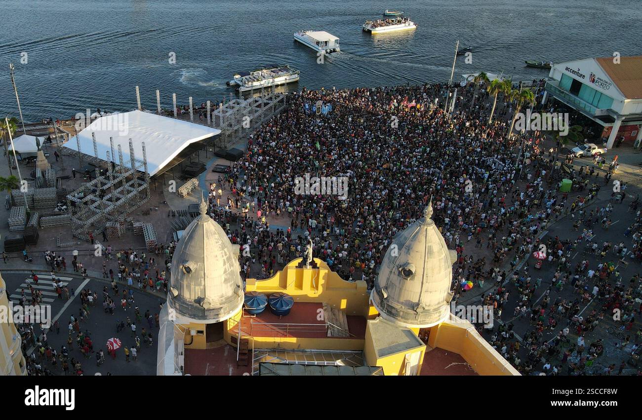 Recife, Brazil. 02nd Feb, 2025. Paço do Frevo paid tribute to the 93rd ...