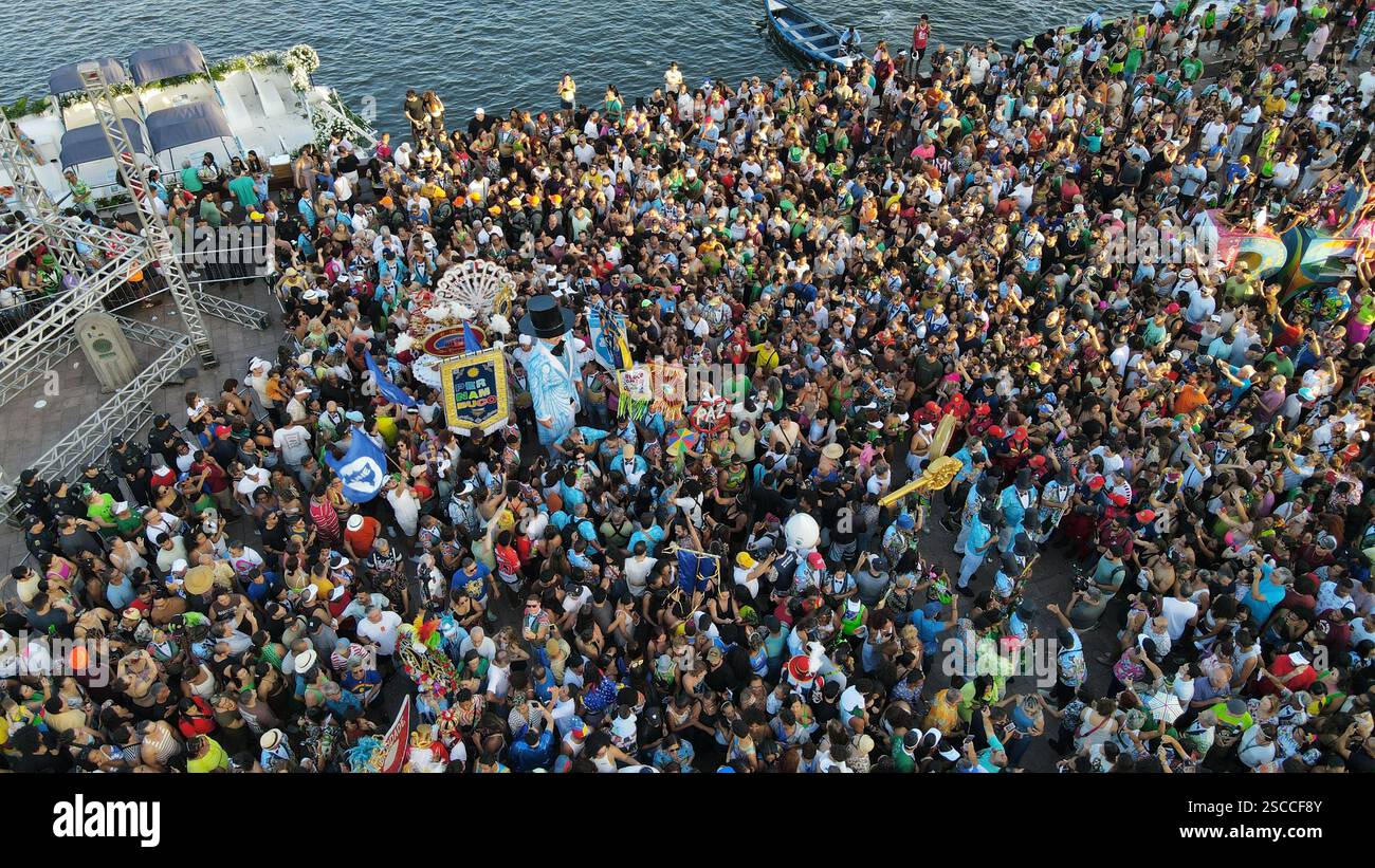Recife, Brazil. 02nd Feb, 2025. Paço do Frevo paid tribute to the 93rd ...