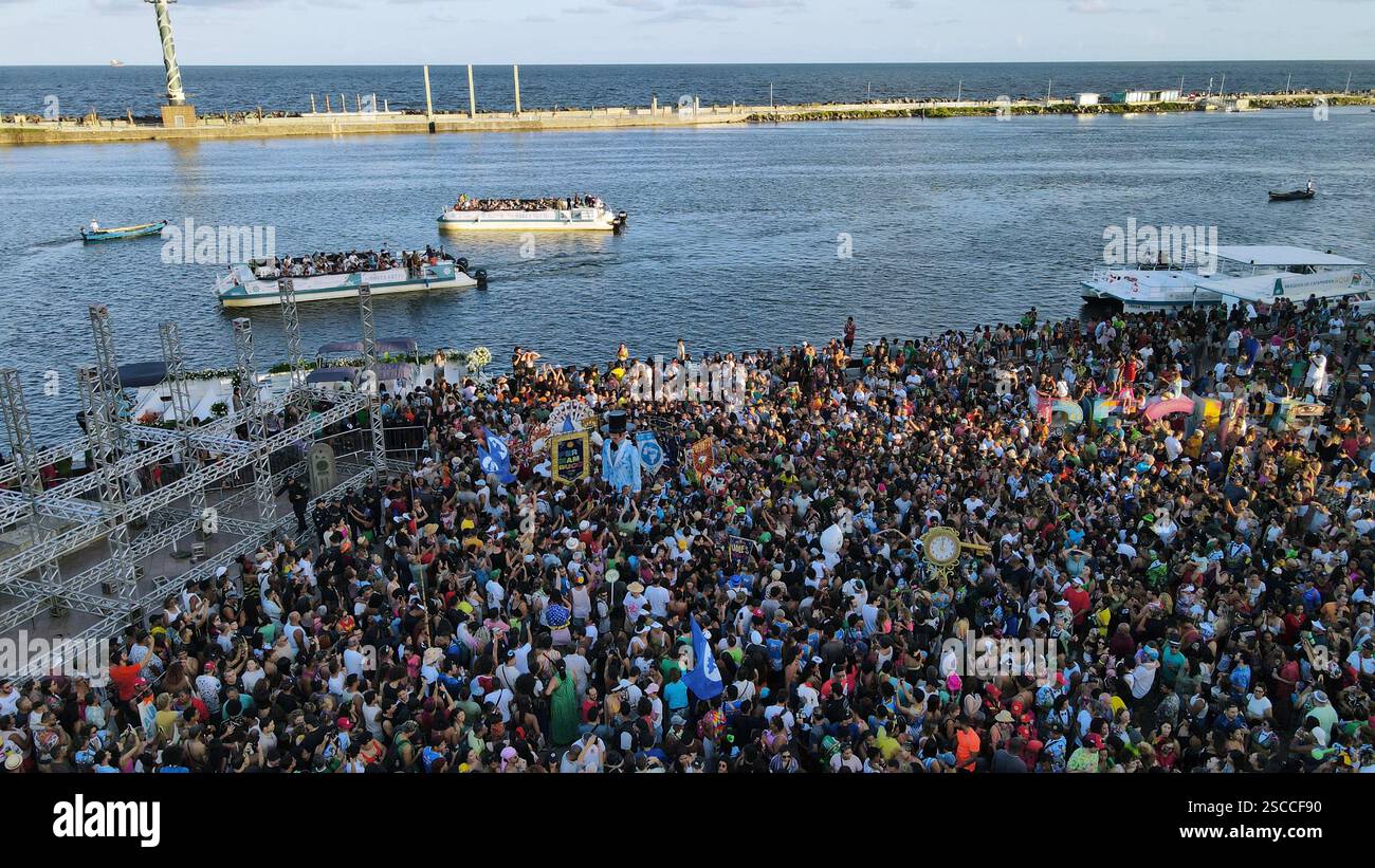 Recife, Brazil. 02nd Feb, 2025. Paço do Frevo paid tribute to the 93rd ...
