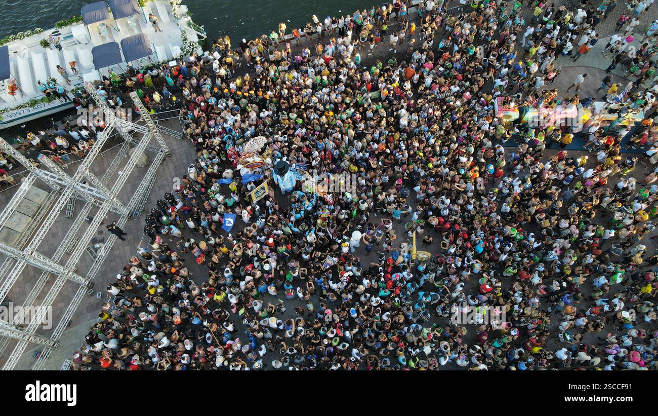 Recife, Brazil. 02nd Feb, 2025. Paço do Frevo paid tribute to the 93rd ...