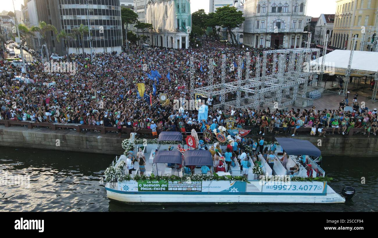 Recife, Brazil. 02nd Feb, 2025. Paço do Frevo paid tribute to the 93rd ...