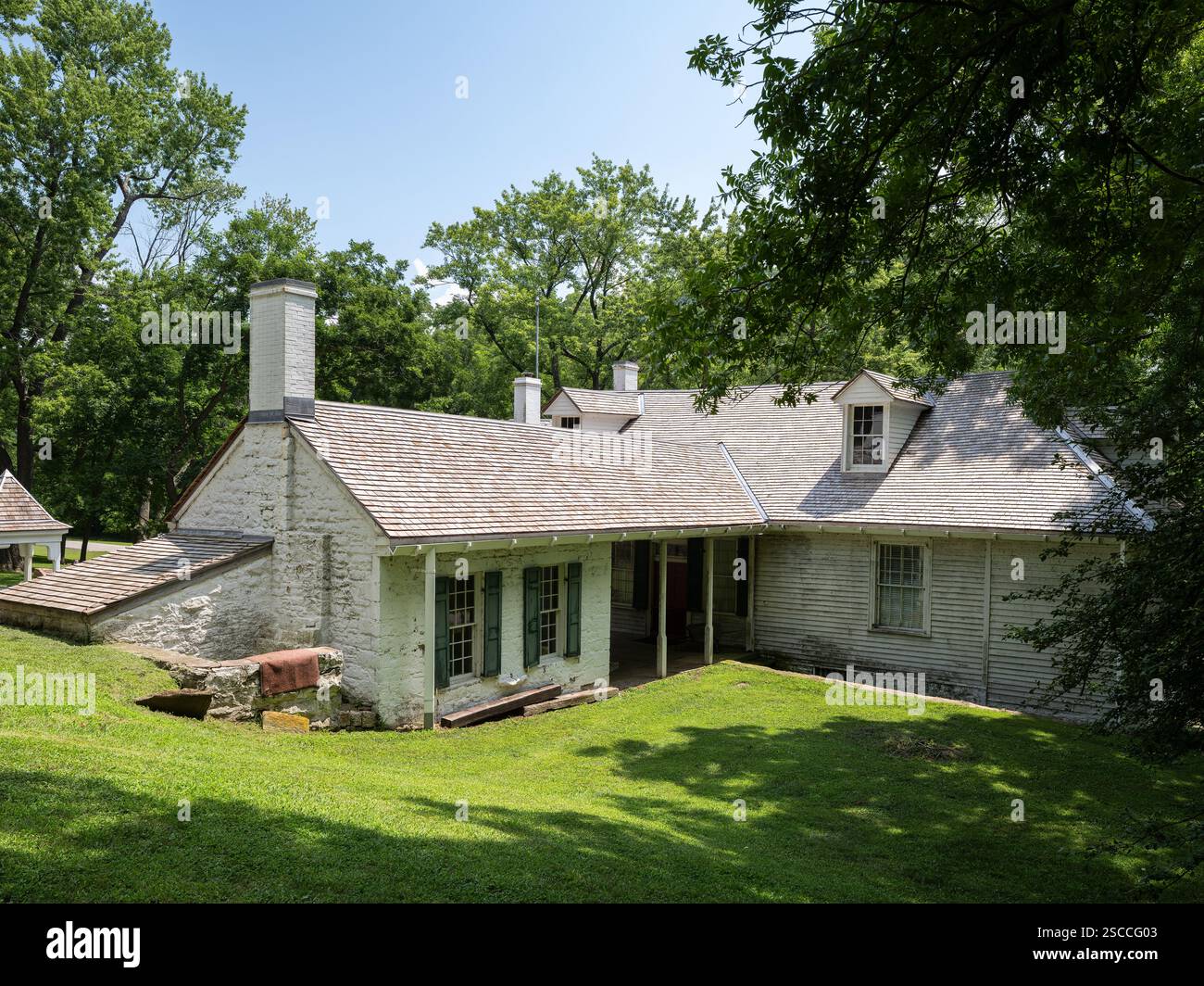 Pierre Menard House, Location: Ellis Grove IL, Architect: Joseph ...