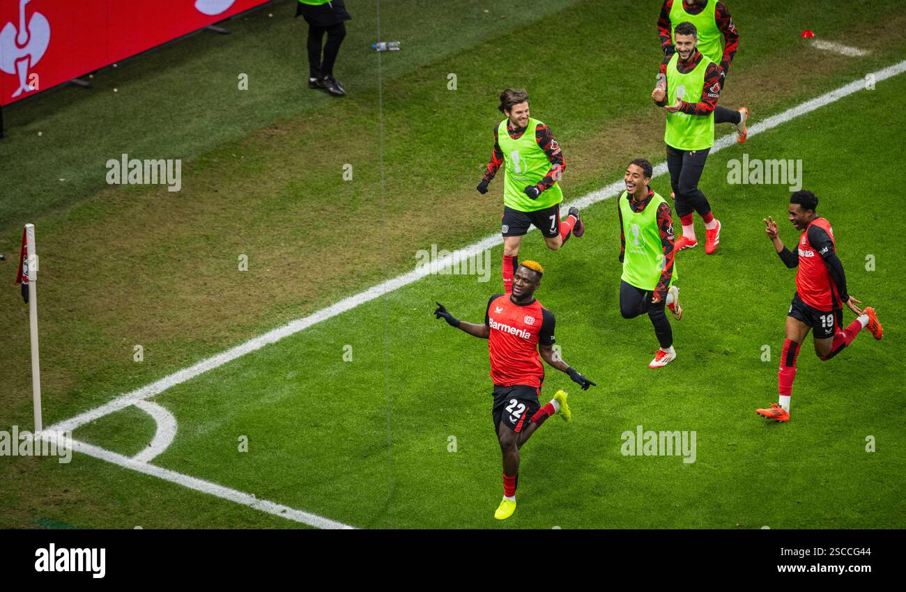 Leverkusen, Germany. 05th Feb 2025. Torjubel: Victor Boniface (LEV ...