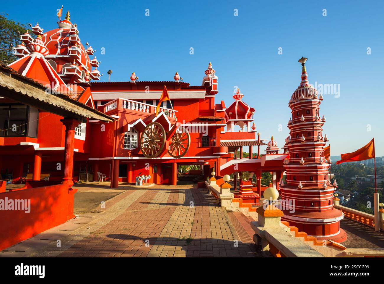 India, Goa, 8 March 2017. Maruti Temple (Hanuman Temple) in Panjim ...