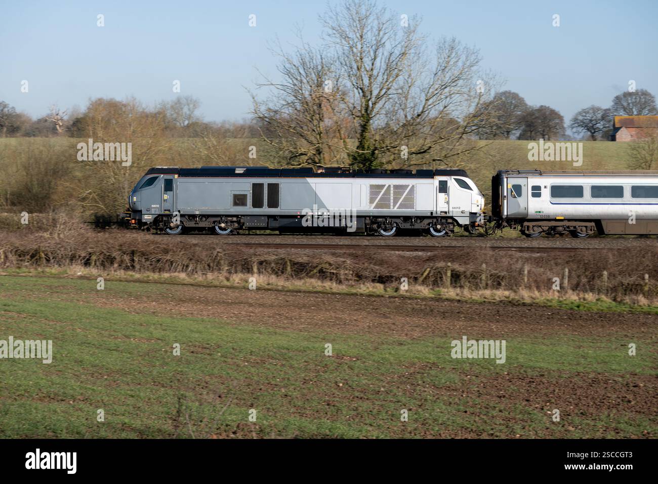 Chiltern Railways class 68 diesel locomotive No. 68012, Warwickshire ...