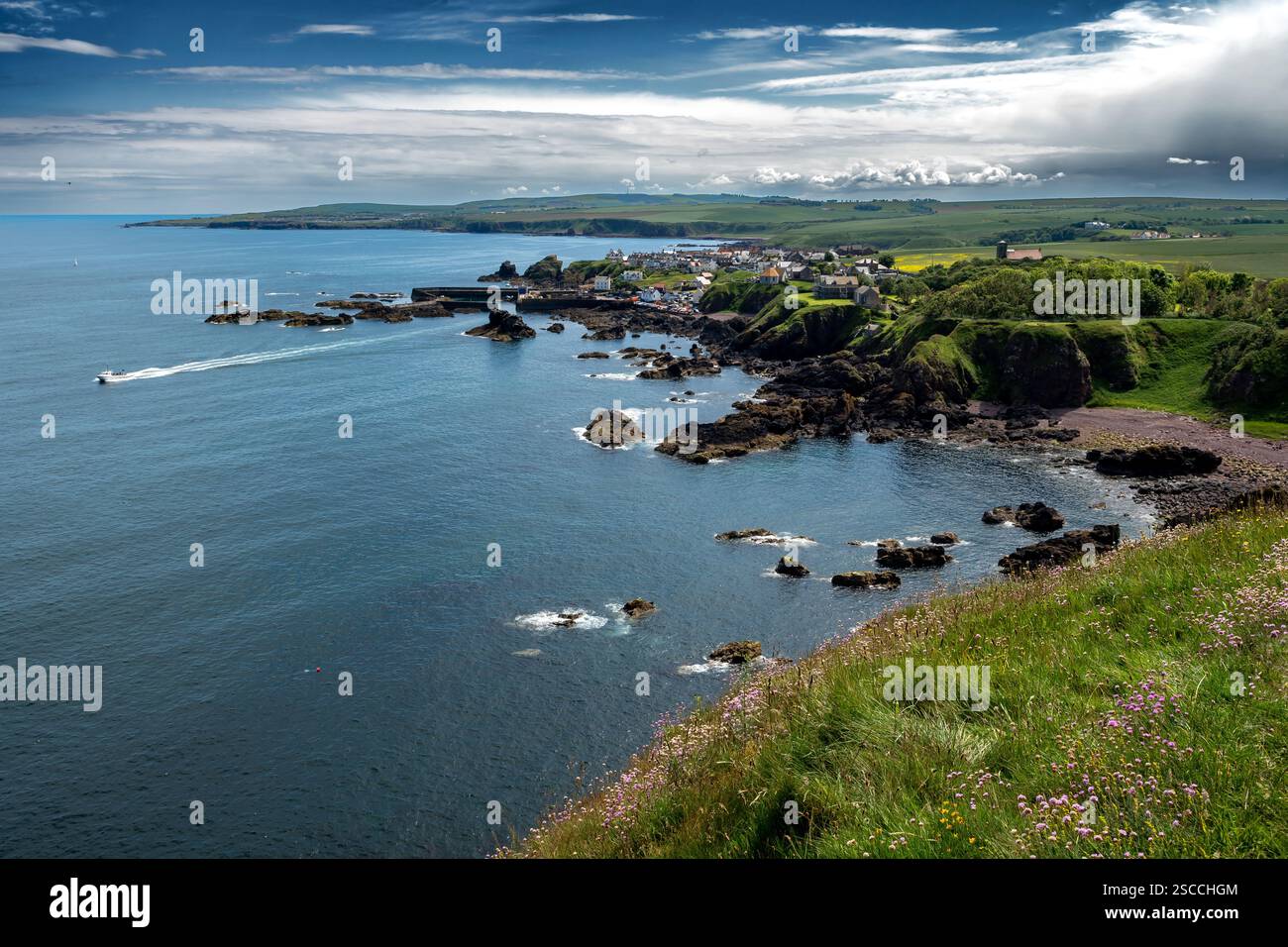 Scenic Village St. Abbs At The Spectacular Atlantic Coast of St. Abbs ...