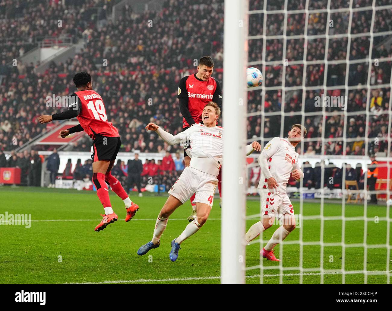 Leverkusen, Germany. 05th Feb, 2025. February 05 2025: Patrik Schick of Bayer 04 Leverkusen ...