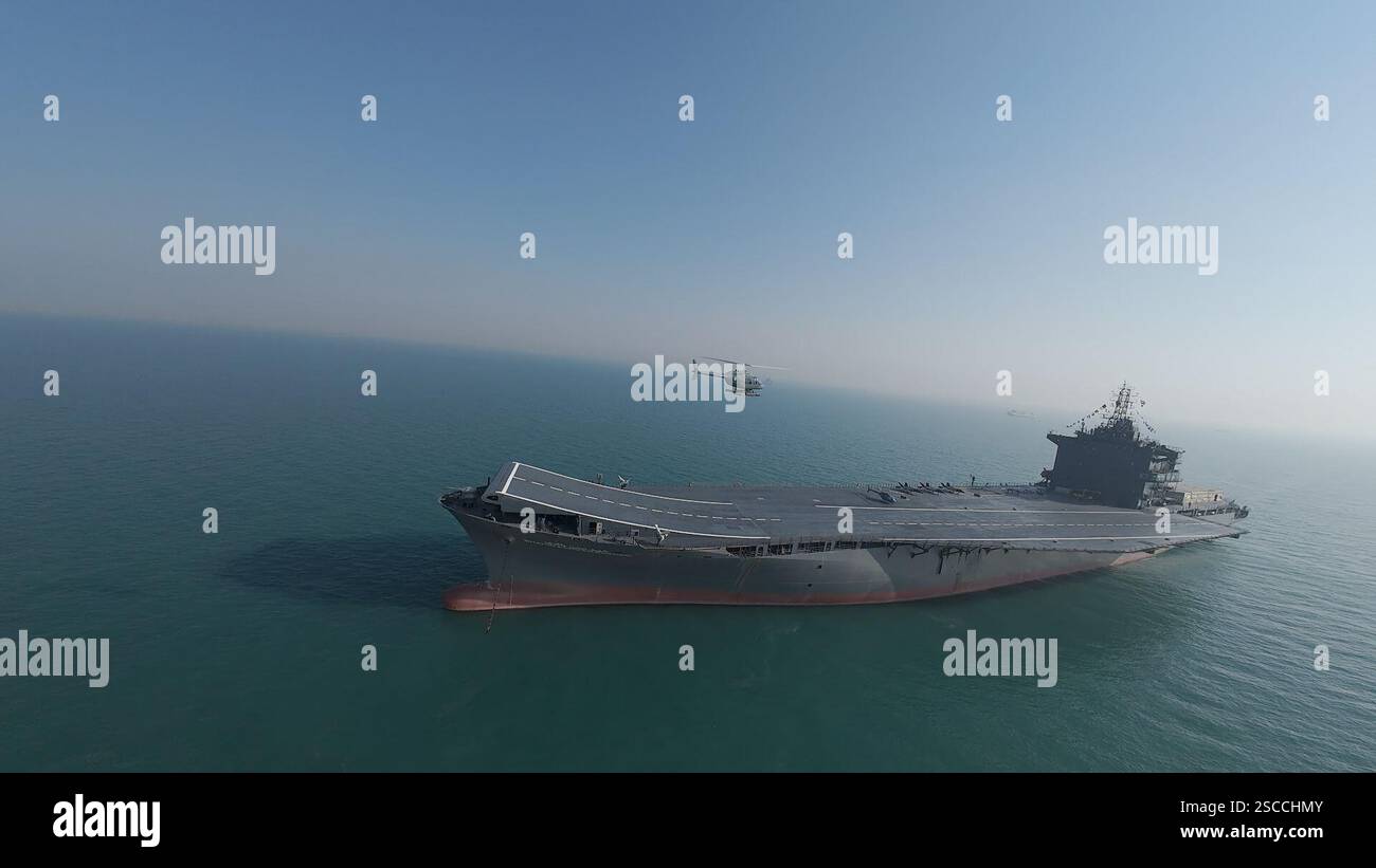 Persian Gulf, Iran. 6th Feb, 2025. A combat helicopter flight over Iran ...