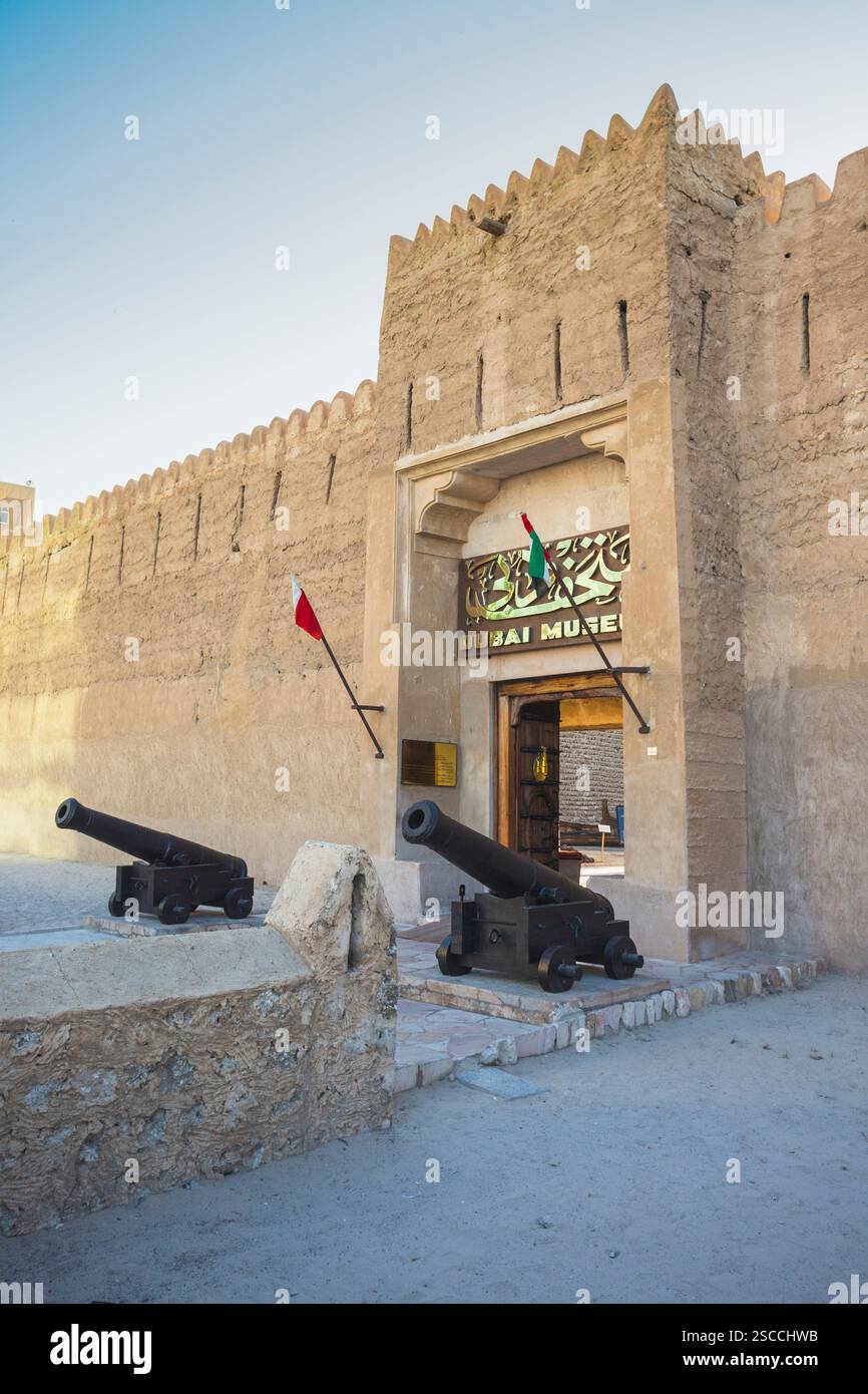Dubai, OCT 30, 2013. Al Fahidi Fort (1787), home to the Dubai Museum ...