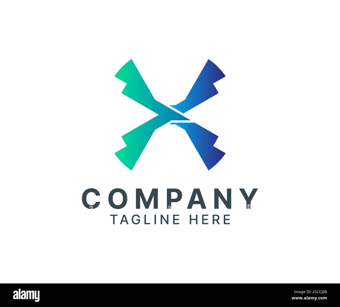 Modern x logo design Stock Vector Images - Alamy