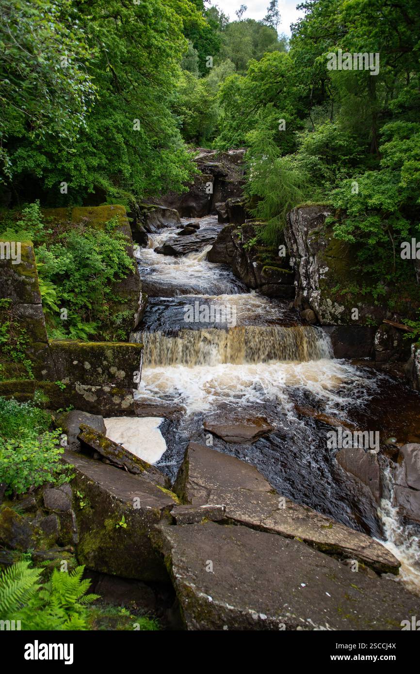 Bracklinn Falls Near Village Callander In Scotland, UK Stock Photo - Alamy