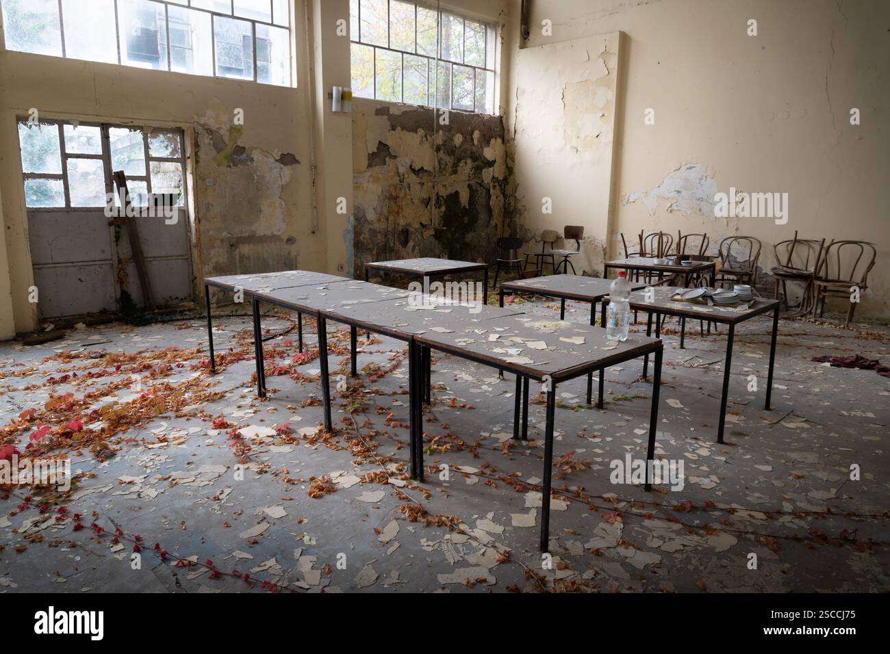 Restaurant wall damage interior hi-res stock photography and images - Alamy