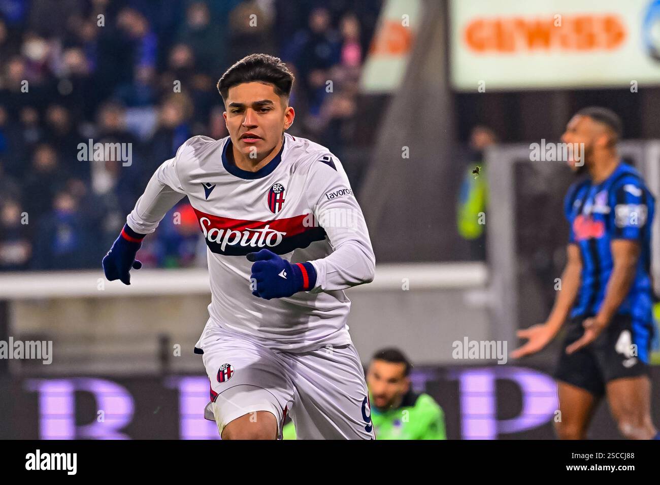 Santiago Castro (Bologna) celebrates after scoring his team's first ...