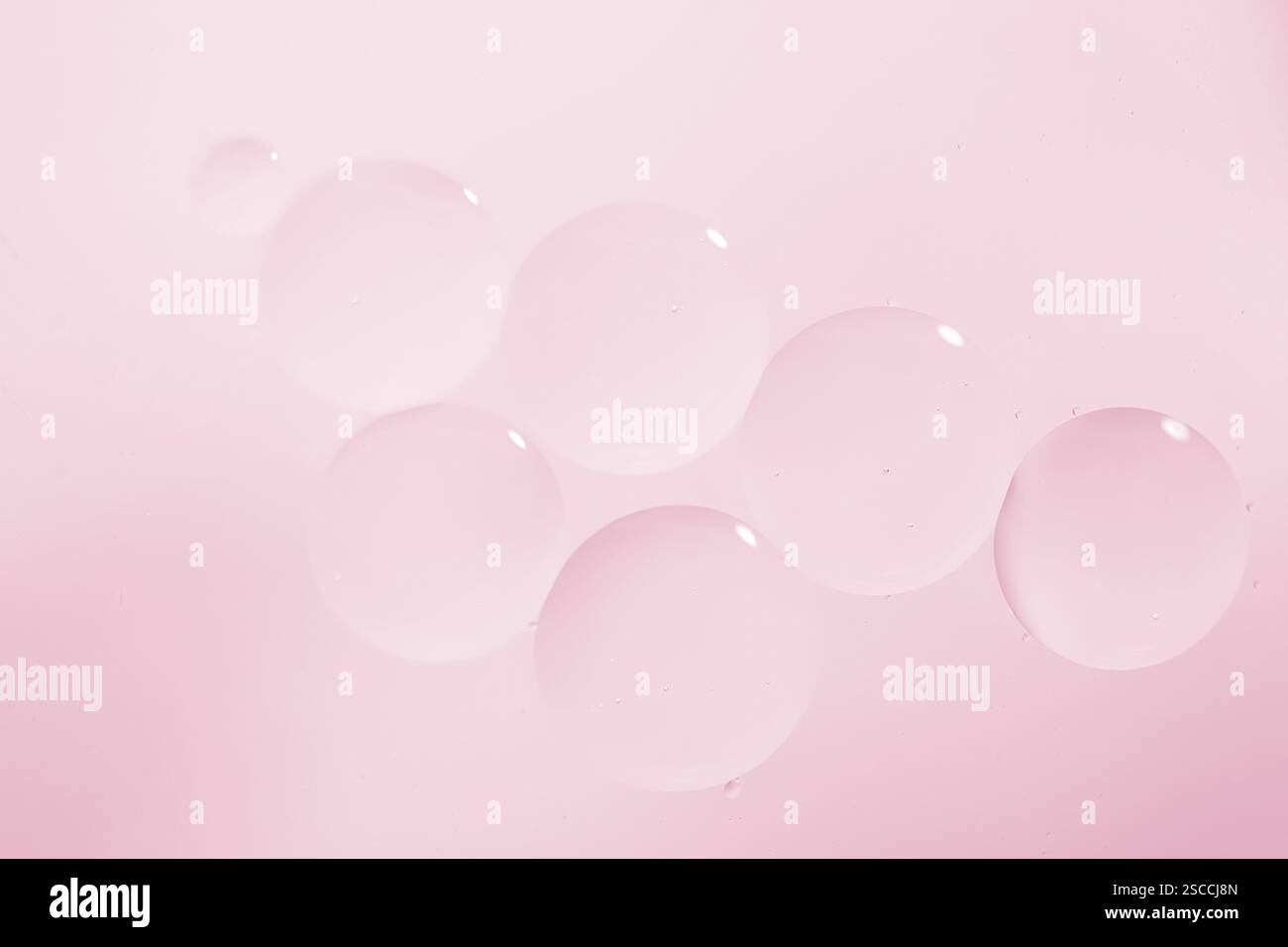 Delicate pink beige abstract background with numerous air bubbles ...
