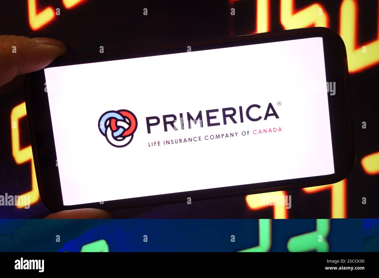 Poland. 4th Feb, 2025. In this photo illustration, the Primerica Inc ...