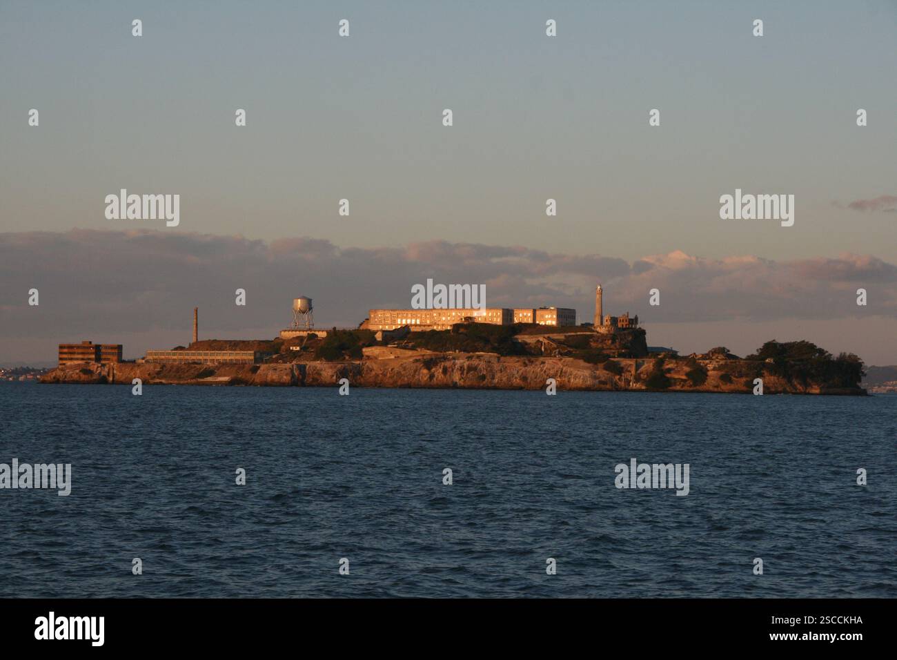 The famous Alcatraz prison sits on an island in San Francisco Bay. Now ...