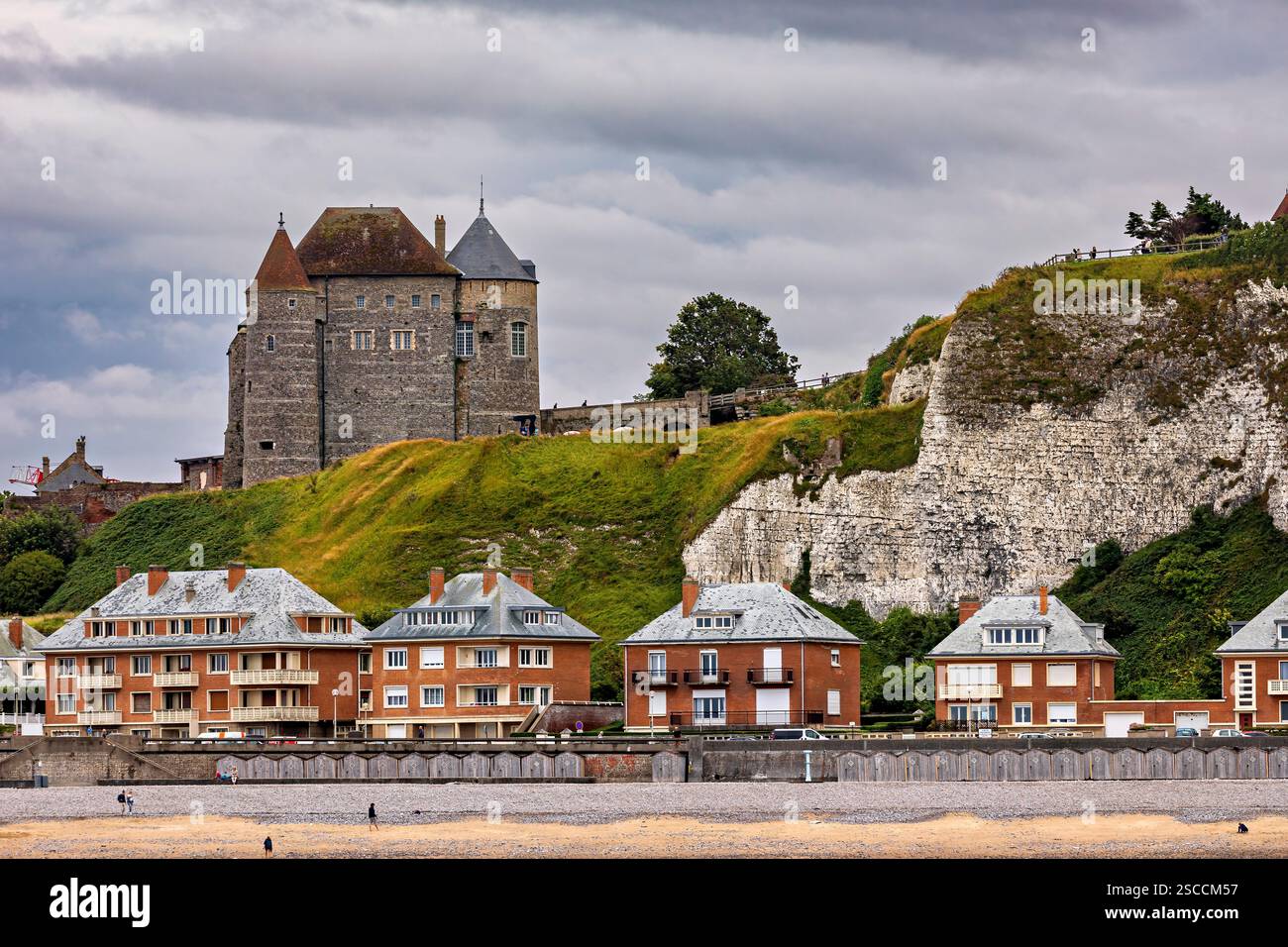 The Castle of Dieppe in the Normandy Stock Photo - Alamy