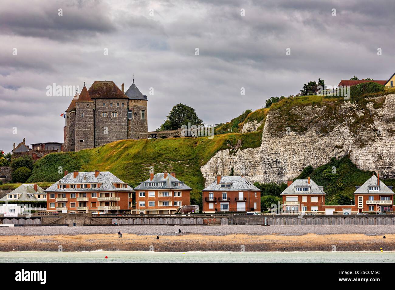 The Castle of Dieppe in the Normandy Stock Photo - Alamy