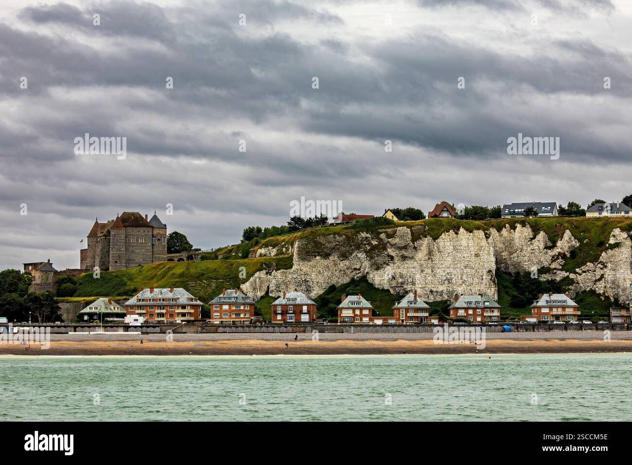The Castle of Dieppe in the Normandy Stock Photo - Alamy