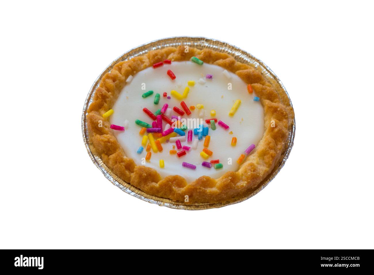 tart from Birthday Cake Tarts from Mr Kipling isolated on white ...