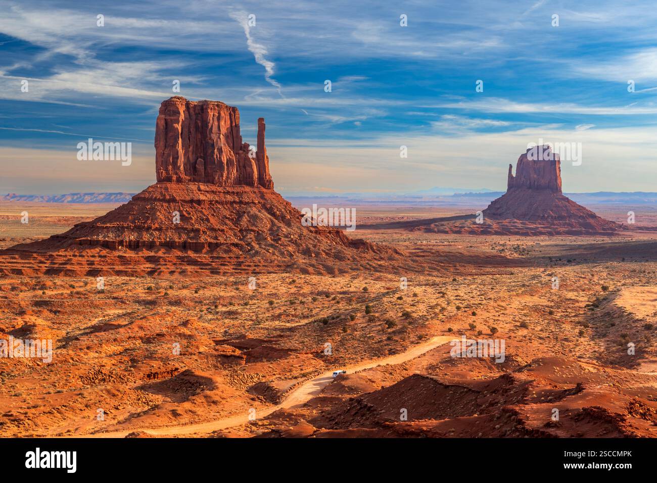 West Mitten Butte and and Merrick Butte, Monument Valley Navajo Tribal ...