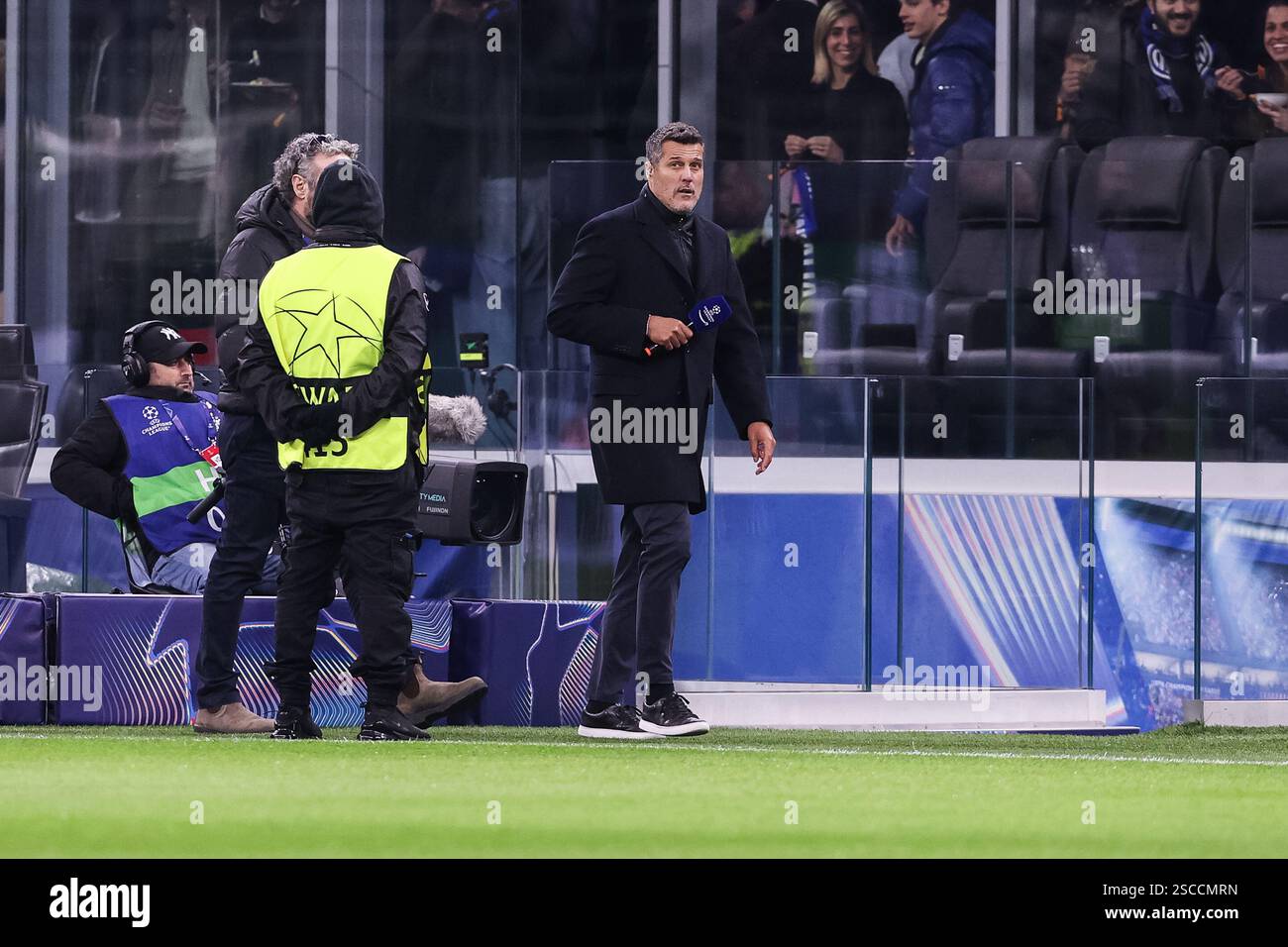 MILAN, ITALY - JANUARY 29: during the UEFA Champions League 2024/25 ...
