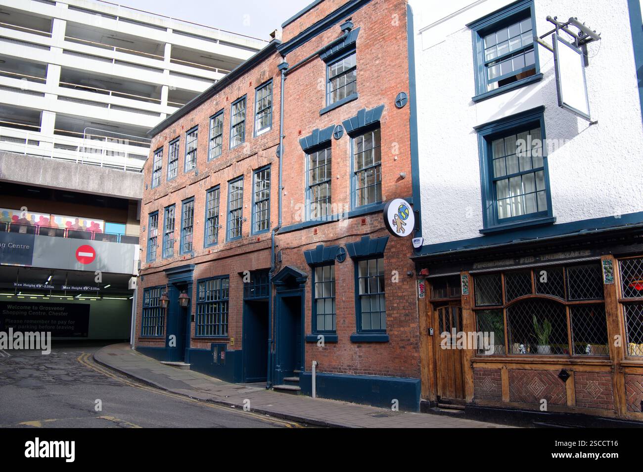 Back street pubs in Chester, UK Stock Photo - Alamy