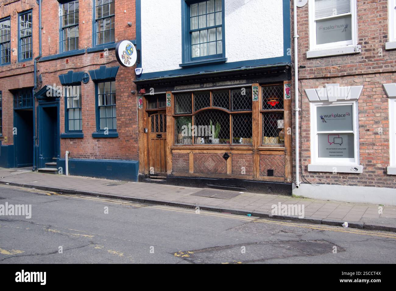 Back street pubs in Chester, UK Stock Photo - Alamy