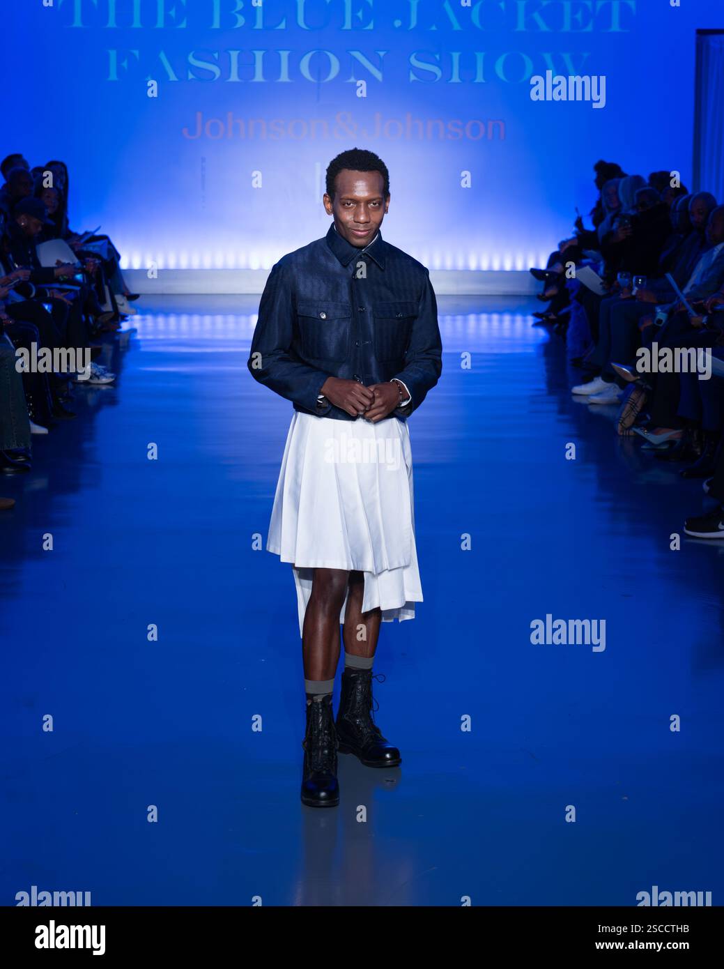 Carlos Greer walks The Blue Jacket Show for Zero Prostate Cancer at ...