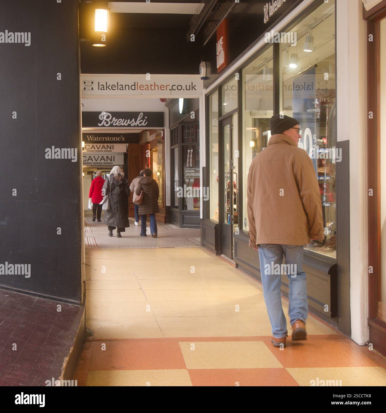 The Rows shopping mall in Chester, UK Stock Photo - Alamy