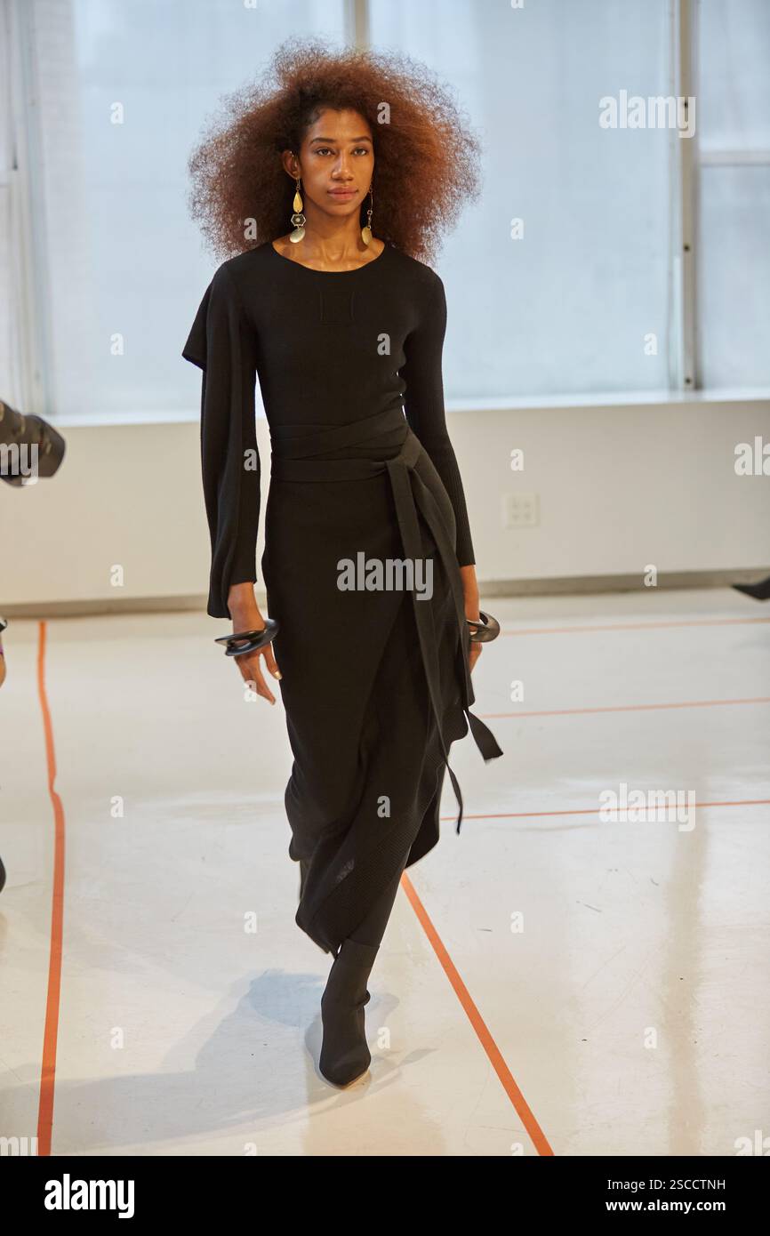 February 6, 2025, New York, New York, USA: Aaron Potts presented his ...