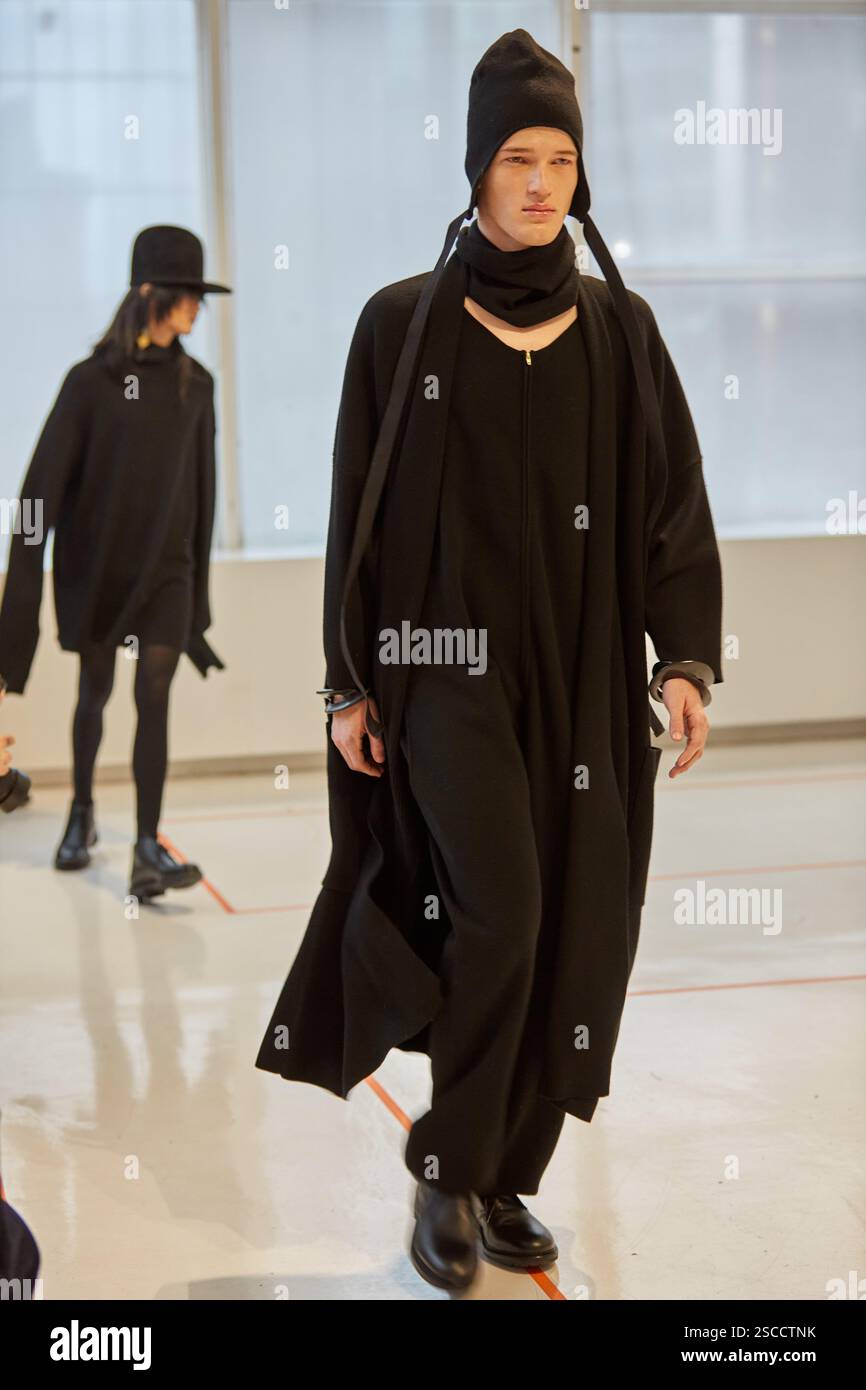 New York, New York, USA. 6th Feb, 2025. Aaron Potts presented his Fall ...