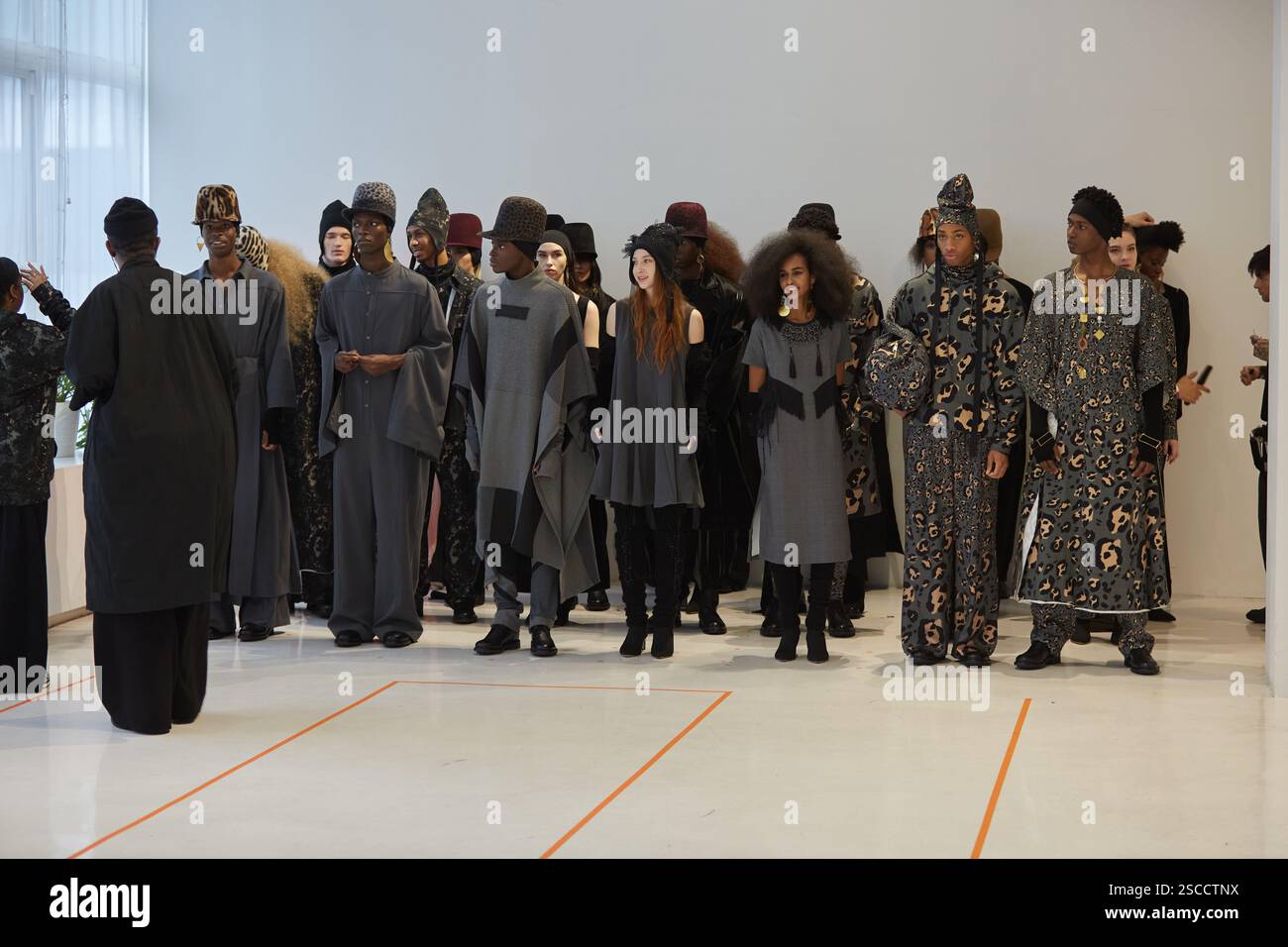 New York, New York, USA. 6th Feb, 2025. Designer Aaron Potts final ...