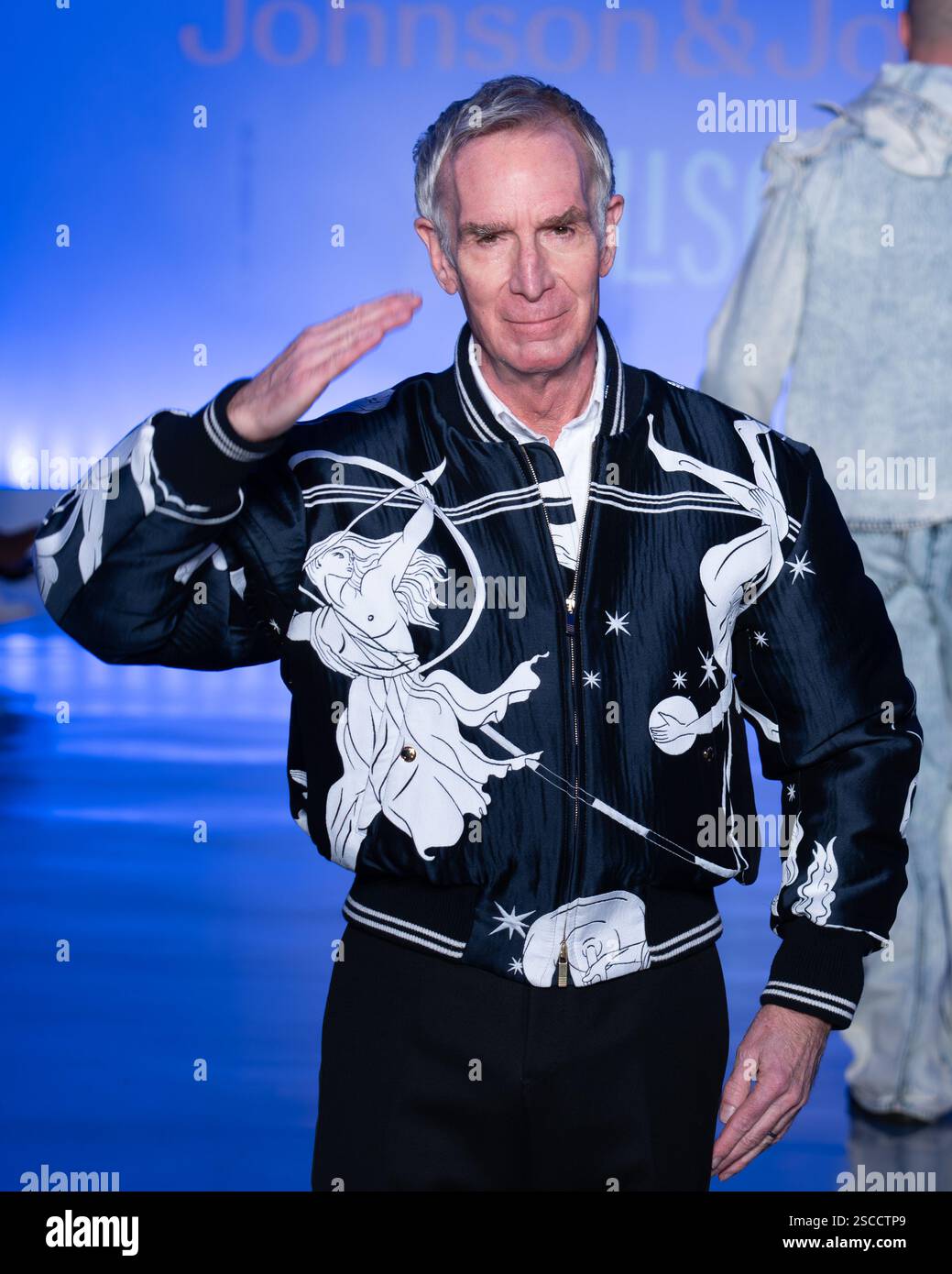 Bill Nye "The Science Guy" walks The Blue Jacket Show for Zero Prostate ...
