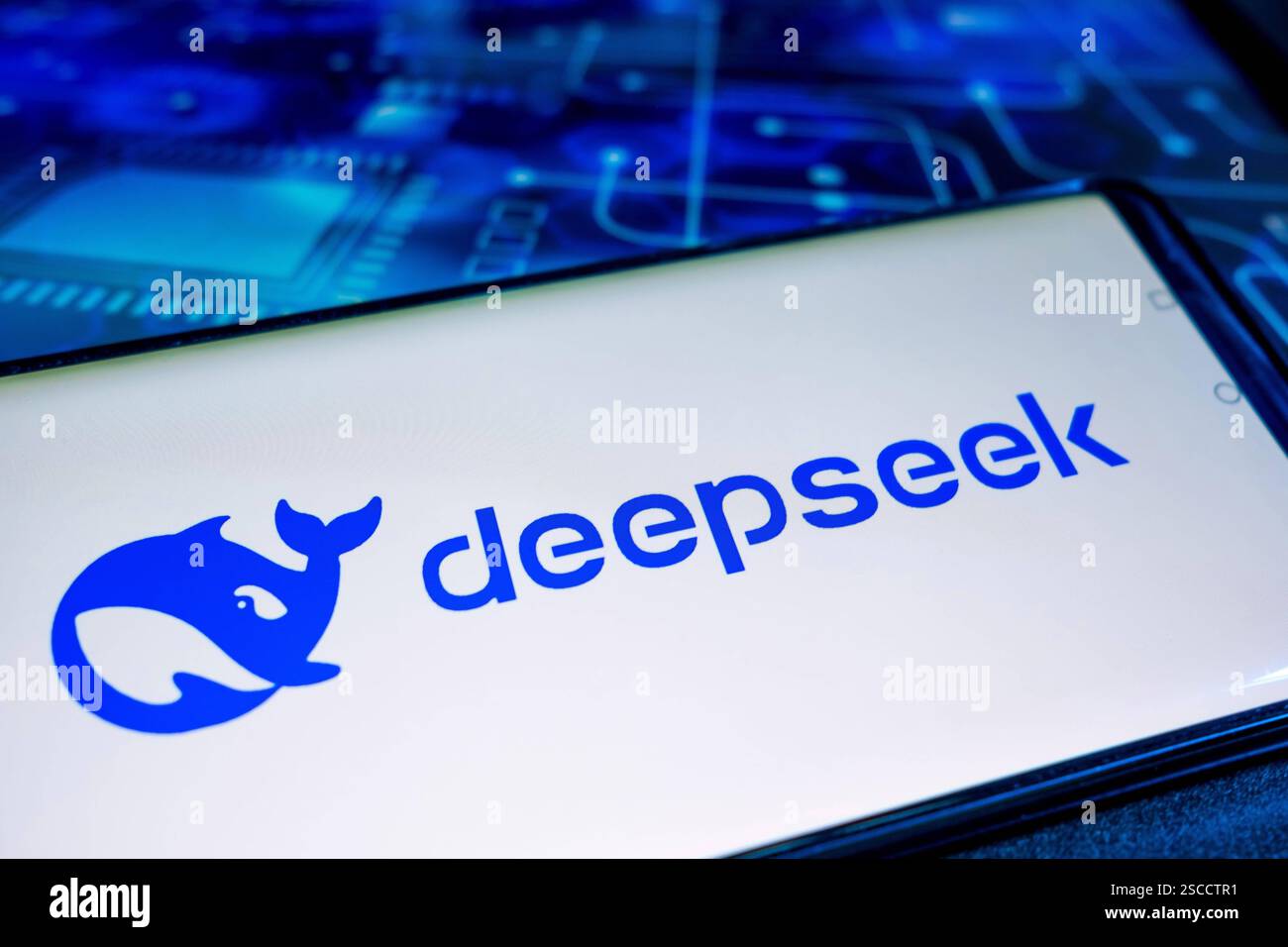 Symbolfoto Deepseek DEU/Deutschland/Illustration, 06.02.2025, deepseek ...